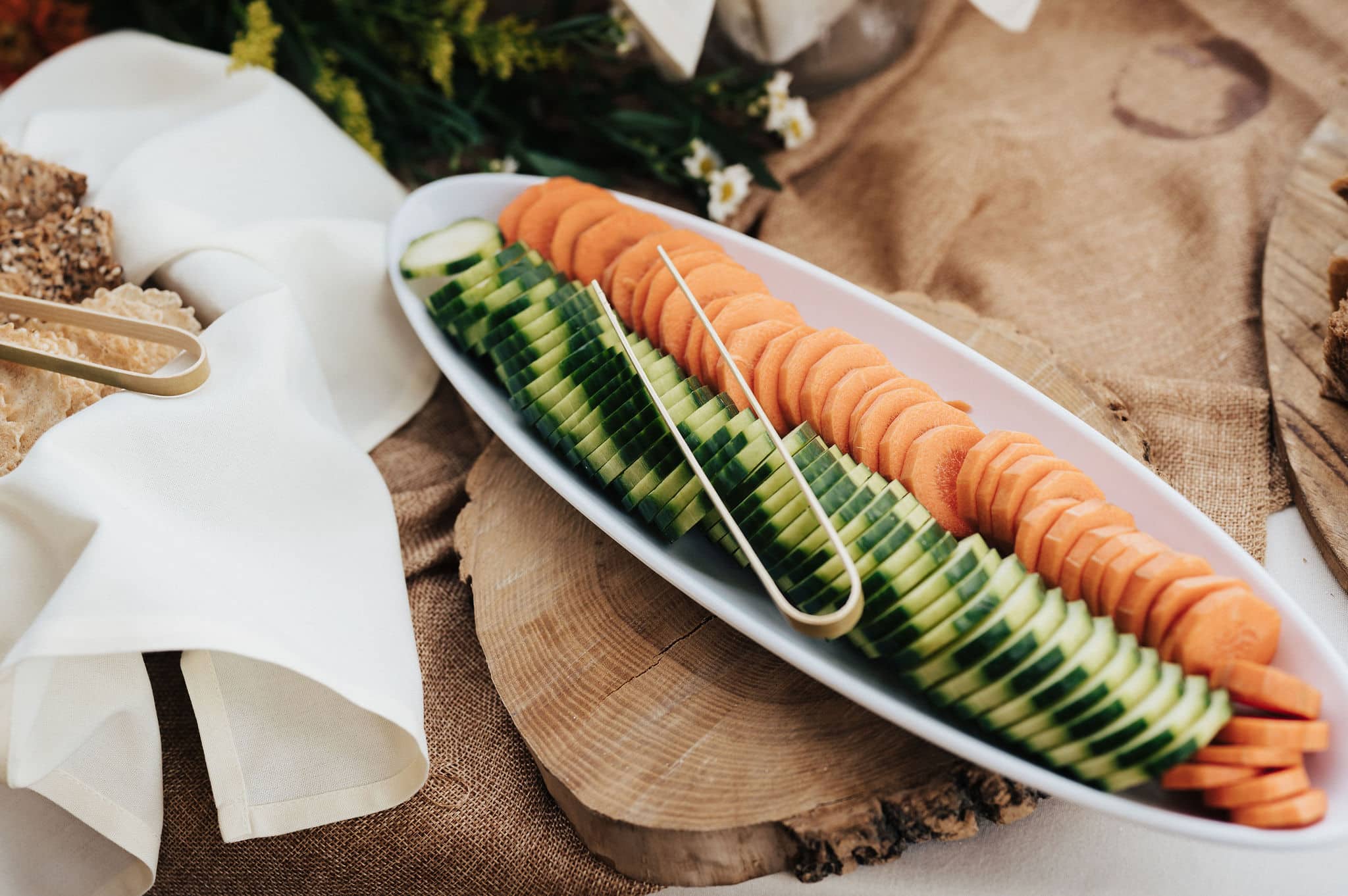 Signature Mediterranean Station - Seedling and Sage Catering